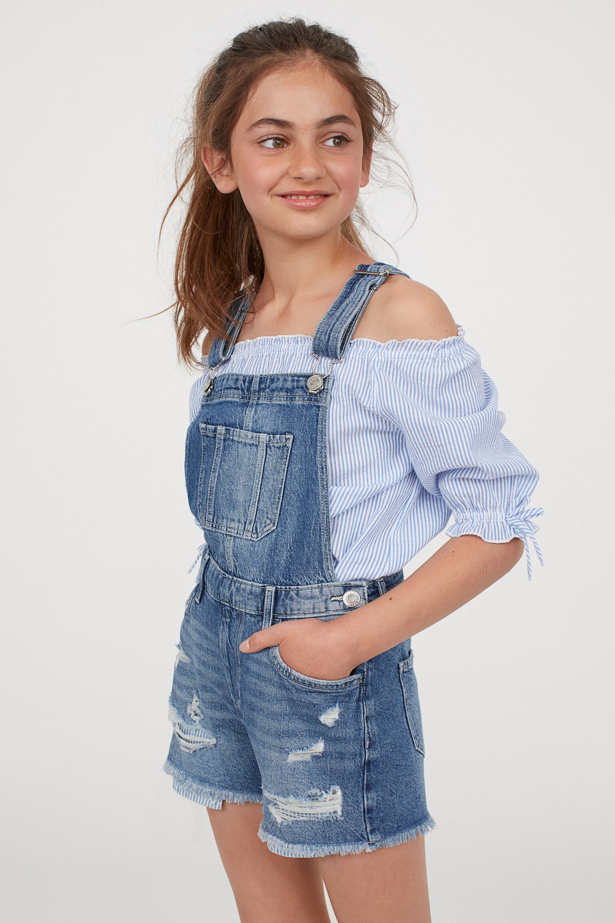 Girls Dungarees Shelley Loves